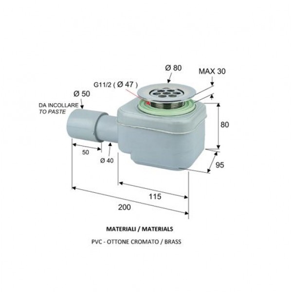 Сифон 1" 1/2 REMER 914INC купити за найкращою ціною в магазині ...